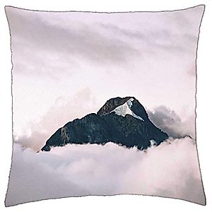 LESGAULEST Throw Pillow Cover (24x24 inch) - Nature Landscape Mountain Travel Adventure Trek 6