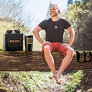 Birthday Gifts for Men, Premium Tumbler Gifts Basket For Men, Unique Dad Gift Ideas from Daughter Wife, Valentines Gifts, Christmas Gifts for Men Him Husband - Gifts for Men Who Have Everything