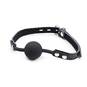 Toxz Soft Silicone Mouth Ball Gag Mouth Stuffed Adult Game Toy,Ball Buckle Belt Silicon Mouth Ball