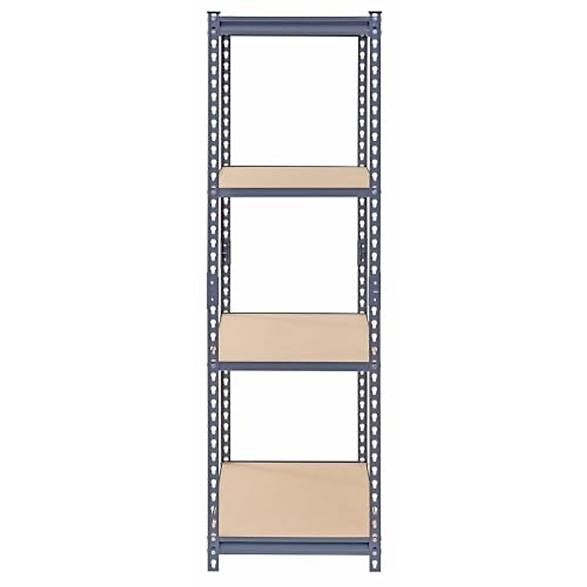 Muscle Rack UR361860-P 4-Tier Steel Shelving Unit 36" Wx18 Dx60 H in Gray