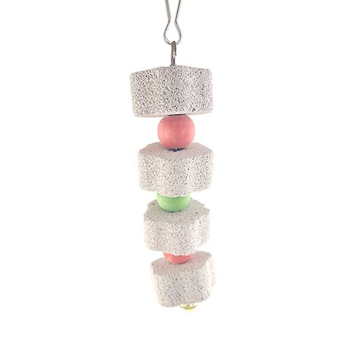Polytree Pet Chew Toy Grinding Teeth Stone String for Hamster Parrot Rabbit Chinchilla Squirrel