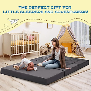 TITIMO 12Pcs Kids Modular Play Couch, Kids Sofa Couch Toddler Couch, Convertible Foam Couch Play Set for Creative Child, Kids Furniture for Playroom