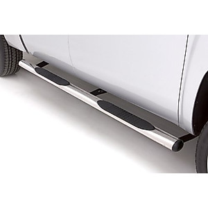 Lund 23678357 Black Steel 4" Oval Straight Nerf Bars for 1999-2013 Silverado/Sierra 1500 Extended Cab