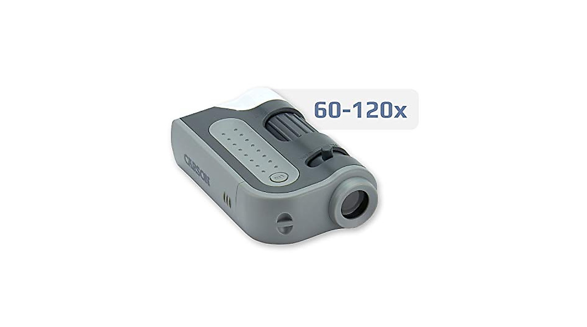 Carson MicroBrite Plus 60x-120x Pocket Microscope - Compact & Powerful