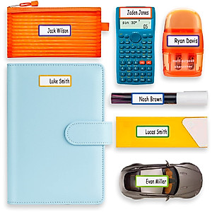 Waterproof Baby Bottle Labels for Daycare Supplies Self-laminating, Dishwasher Safe, 108 PCS Toddler Daycare Labels, School Name Labels Stickers for Kids Stuff, Kids Name Tags for Plastic Water Bottle