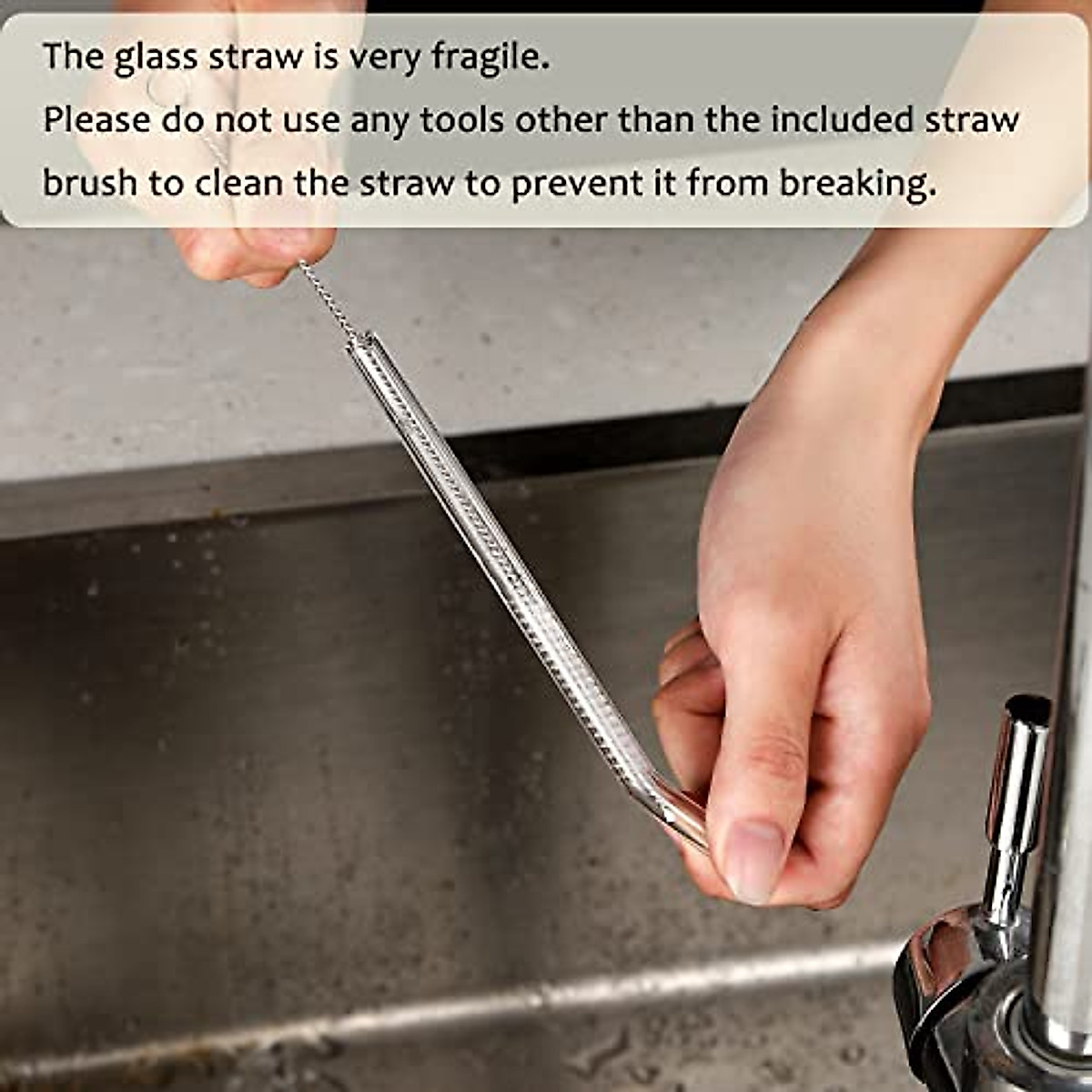 WHJY 13oz Glass Tumbler with Straw and Lid, Glass Water Bottle with Sleeve To Go Coffee Mug Cups with Lids Reusable - Grey