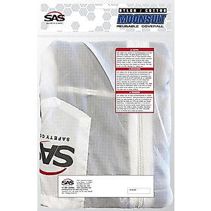 SAS Safety 6939 Moon Suit Nylon Cotton Coverall, Extra Large