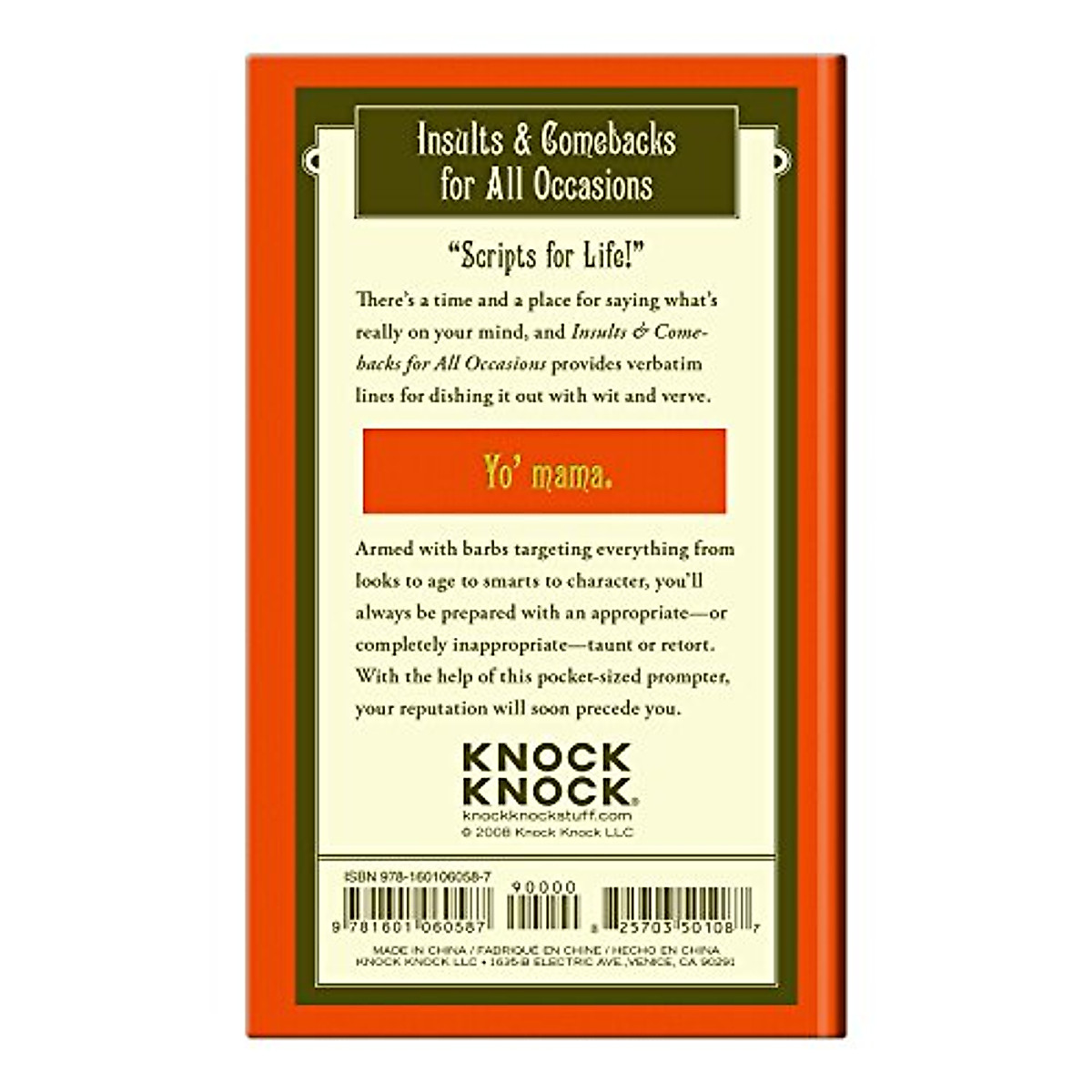 Insults and Comebacks for All Occasions