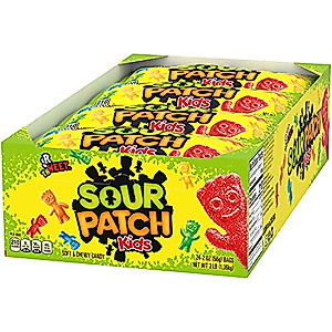 SOUR PATCH KIDS Soft & Chewy Candy, 24 - 2 oz Bags