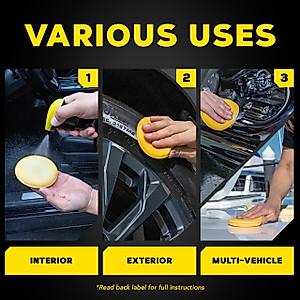 Meguiar's W0004 Supreme Shine 4" Foam Applicator Pads - 4 Pack