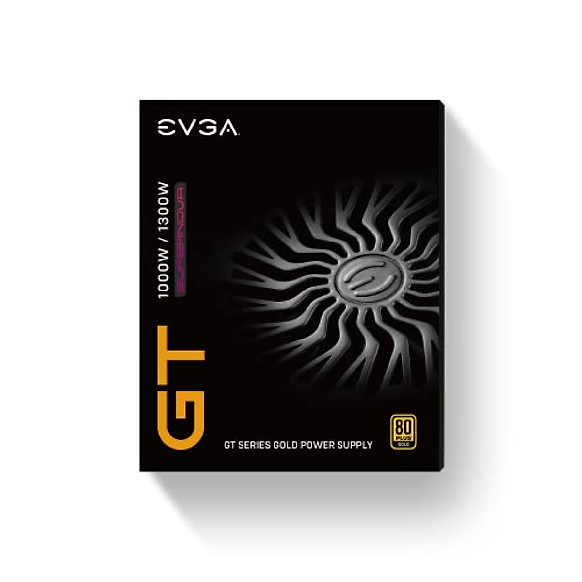 EVGA 1300 GT, 80 Plus Gold 1300W, Fully Modular, Eco Mode with FDB Fan, 100% Japanese Capacitors, 10 Year Warranty, Includes Power ON Self Tester, Compact 180mm Size, Power Supply 220-GT-1300-XR