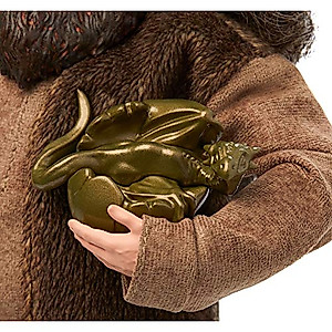 Mattel Harry Potter Rubeus Hagrid Collectible Doll, Approx. 12-inch Wearing Belted Shirt and Vest. with Dragon Accessory, Gift for 6 Year Olds and Up