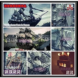 The Black Pearl Golden Version 2021 Wood Model Ship kit 31 inch