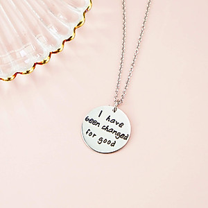 Melix Home Wicked the Musical Necklace Because I Knew You,I Have Been Changed for Good Gifts for Sister Friendship Gifts BFF Gifts Necklace Set of 2 (necklace)