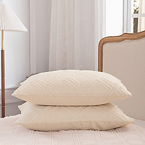 SLEEPBELLA Twin/Twin XL Comforter Set Tufted Design, Bluish Grey Twin Size Bed Comforter for Girls Boys, Lightweight and Fluffy Comforter All Seasons (1Comforter 68"x90" & 1 Pillowcase 20''X26)