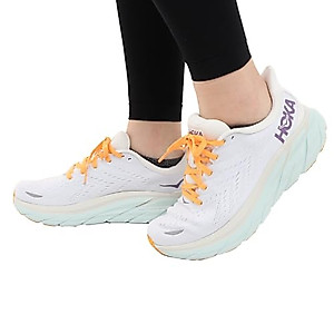HOKA ONE ONE Women's Running Shoes, Blanc De Blanc White, 12