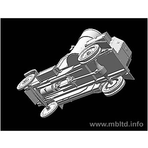 Master Box MB72008 1/72 British Austin Mk.4 Armored Car with Hotchkiss Machine Gun Plastic Model