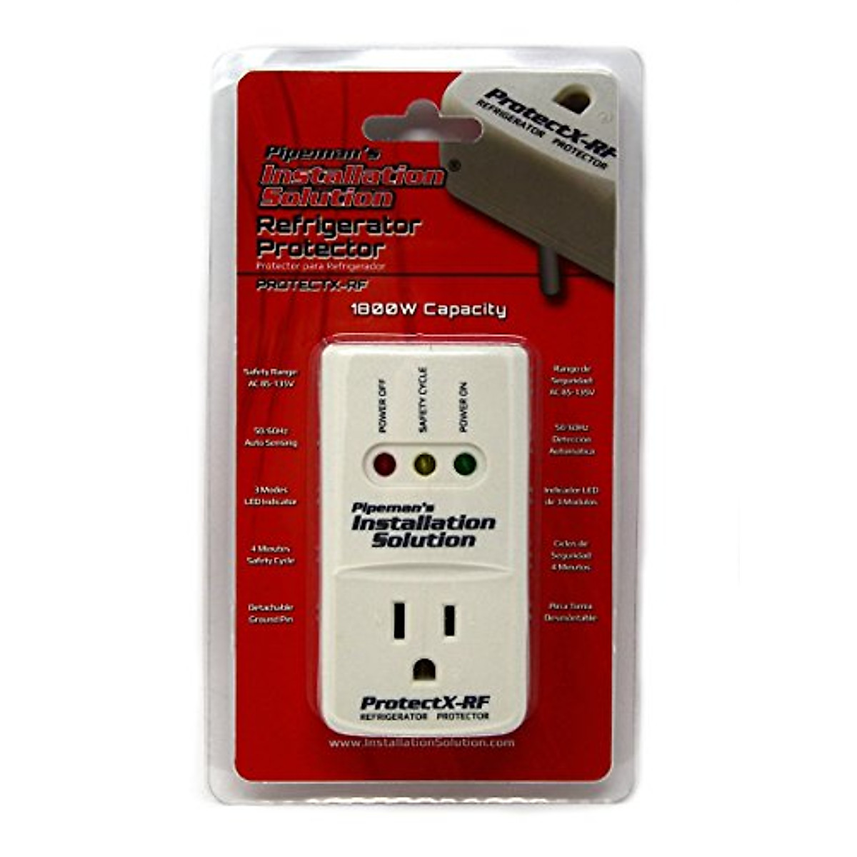 10 Pack 1800 Watts Refrigerator Voltage Protector Brownout Surge Appliance (New Model)
