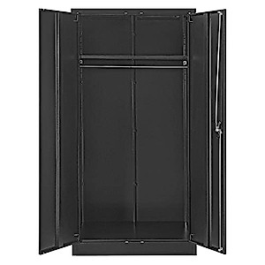 Global Industrial Assembled Wardrobe Cabinet, 36x24x72, Black