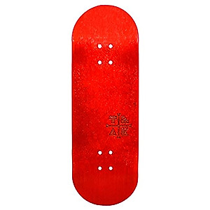 Teak Tuning 32mm Pro Fingerboard Complete - Fully Assembled with Pro Level Components - Pro Shaped Wooden Deck (32x97mm), UltraSpin Bearing Wheels, Prodigy Gen2 Trucks - The Crimson Classic