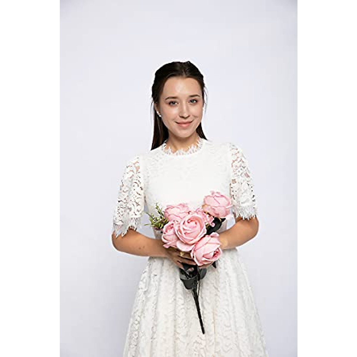 Kate 5x6.5ft White Pop Up Backdrops Gray Collapsible Backdrops for Photography Double Sided Portable Background for Video Shooting