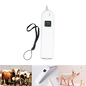 Zerodis Pet Thermometer Dog Thermometer, Non Digital Pet Thermometer for Dogs Fast Digital Veterinary Thermometer Cat and Dog Ear Temperature Monitor