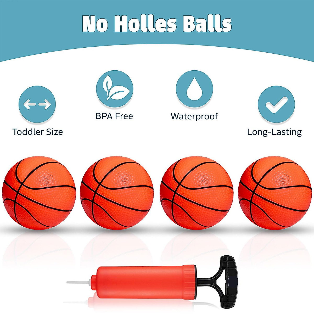 MARPPY Bath Toys, Bathtub Basketball Hoop for Toddlers Kids, Boys and Girls with 4 Soft Balls, Mold Free & Strong Suction Cup, Bathtub Shooting Game & Fun Toddlers Bath Toys for Boys or Girls