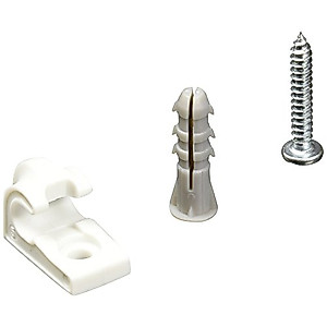 Closetmaid #7546 12PK White Down/Wall Clip