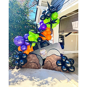 Lime Green Balloons 100pcs Green Balloon Garland Arch Kit 5/10/12/18 Inch Different Sizes Lime Green Matte Latex Balloon for Birthday Dinosaur Baby Shower Decorations Halloween Balloon Fruit Green