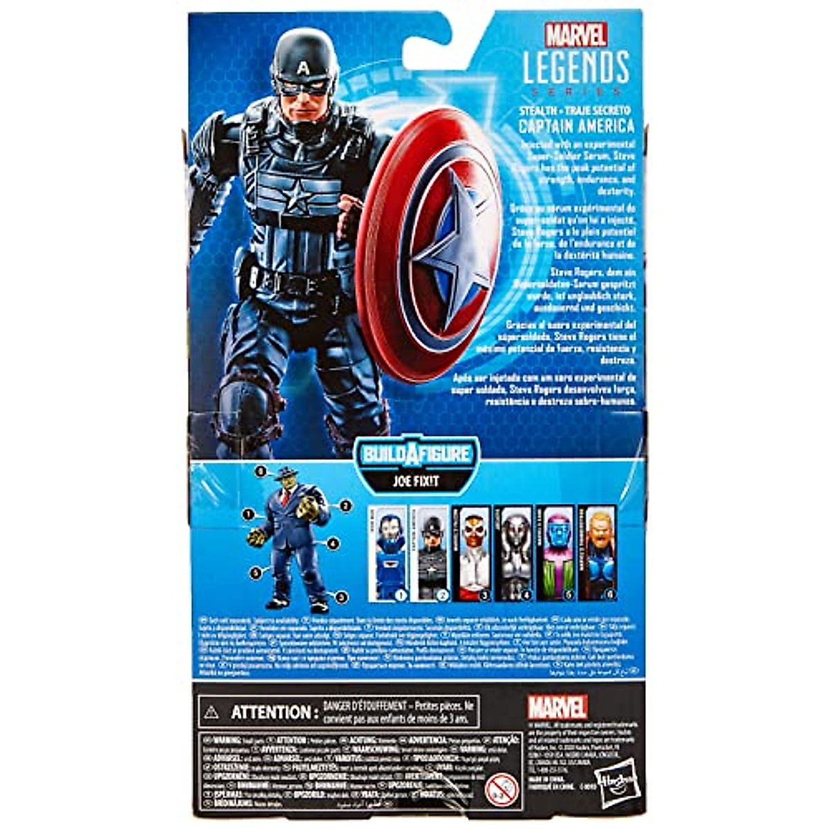 Avengers Hasbro Marvel Legends Series Gamerverse 6-inch Collectible Stealth Captain America Action Figure Toy, Ages 4 and Up