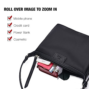 GM LIKKIE Shoulder Clutch Purse for Women, Small Top-Handle Y2K Classic Nylon Purse & Shoulder Handbag