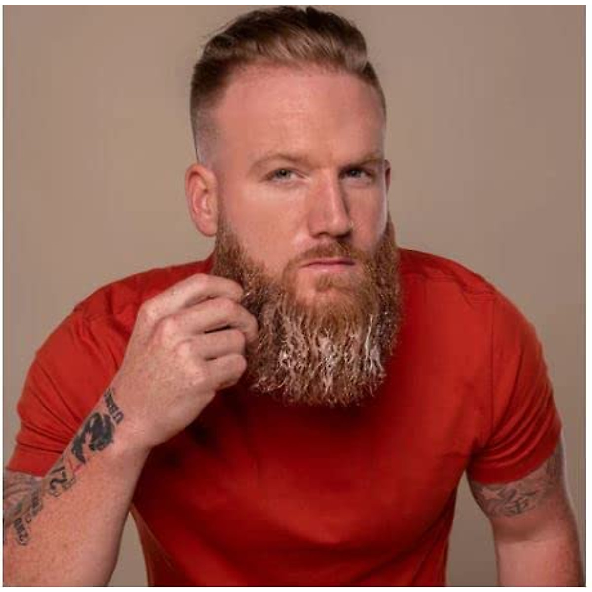 Scotch Porter 4-Piece Beard Trial Kit | Includes Conditioner, Conditioning Balm, Shape + Hold Balm and Serum | 4 1oz Tubes | Formulated for Men with Non-Toxic Ingredients, Free of Parabens, Sulfates & Silicones | Vegan