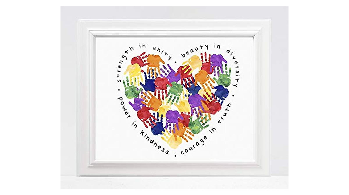 Inclusivity & Diversity Art Poster for Kids