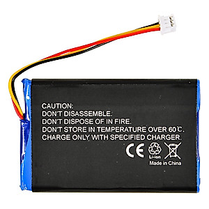Synergy Digital Remote Control Battery, Compatible with Logitech Harmony Ultimate One Remote Control, (Li-Ion, 3.7, 1100) Ultra Hi-Capacity, Compatible with Logitech 915-000198 Battery