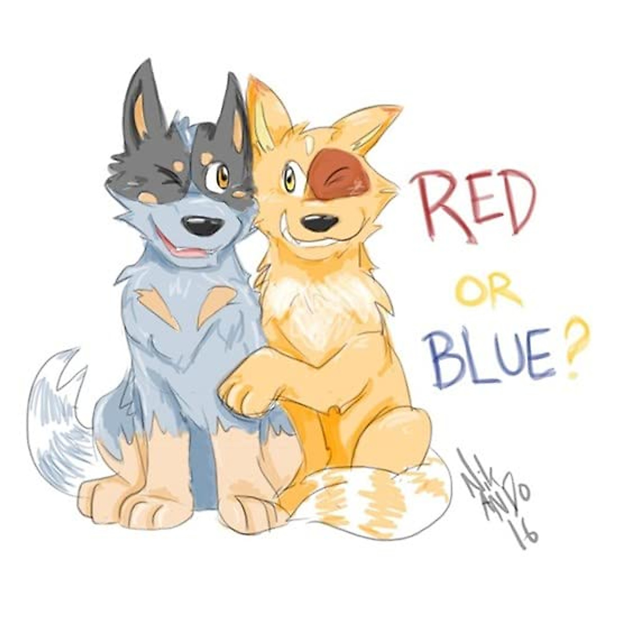 CafePress Red Or Blue Mugs Ceramic Coffee Mug, Tea Cup 11 oz