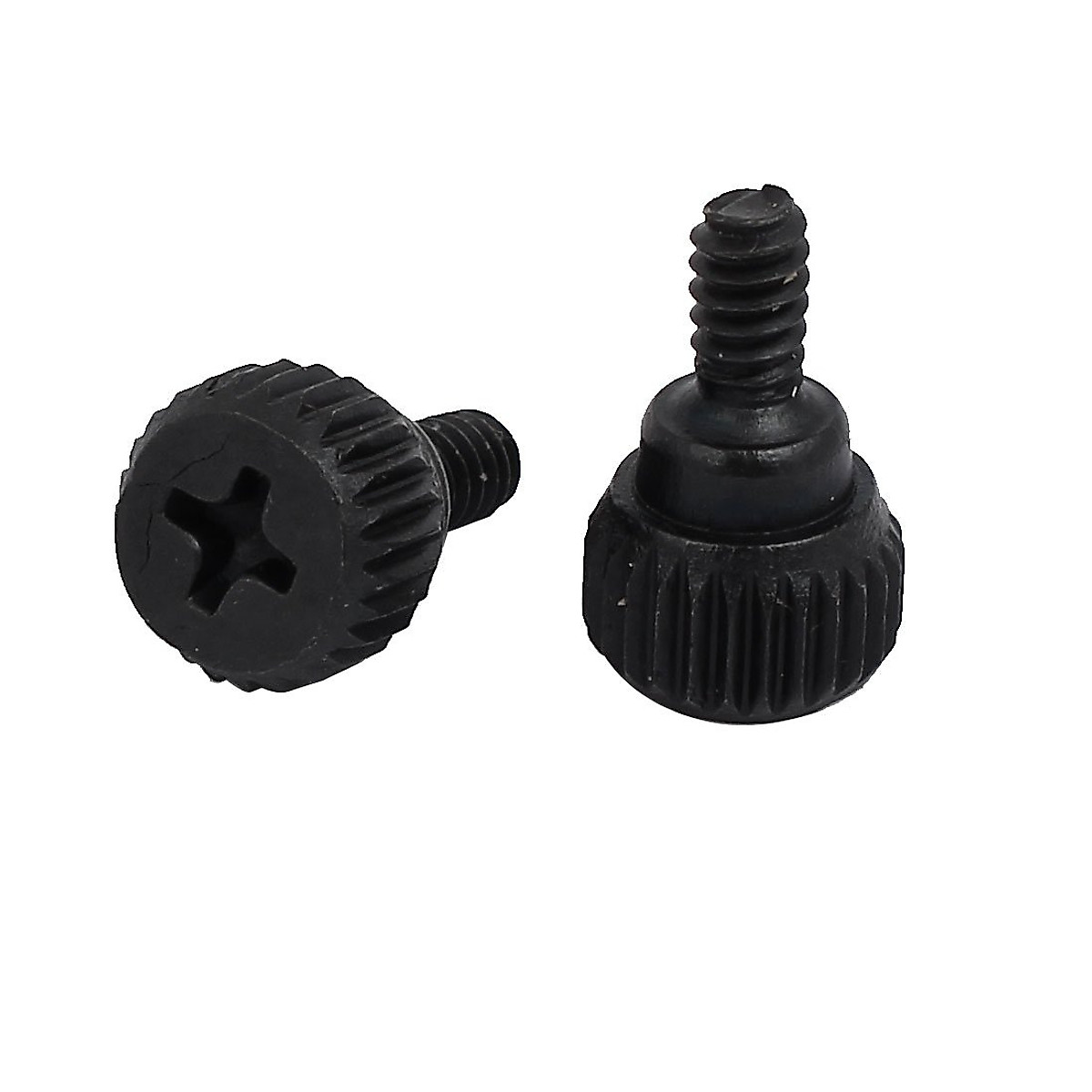 uxcell PC Computer Case Metal Thumbscrews Thumb Screws Black 20pcs