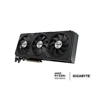 GIGABYTE Radeon RX 7700 XT Gaming OC 12G Graphics Card, 3X WINDFORCE Fans 12GB 192-bit GDDR6, GV-R77XTGAMING OC-12GD Video Card