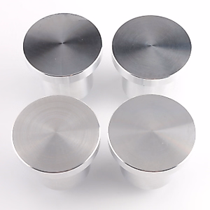 HLBTK Jack Pads Floor Aluminum Jack Lifting Jack Lift Point Adapter with Storage Case Fit for Rivian R1T R1S 4Packs