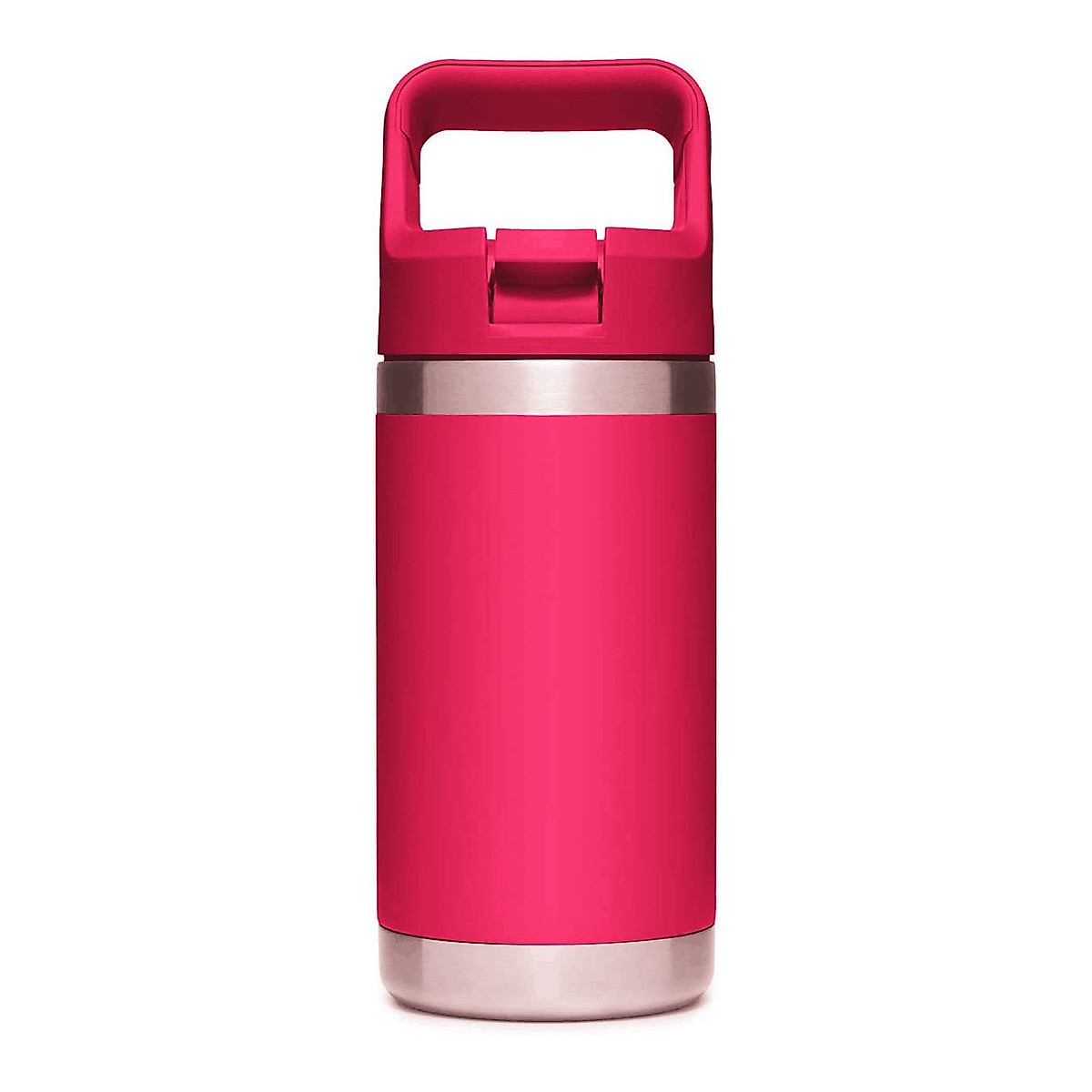 Straw Cap for YETI Rambler Bottle and RTIC Bottle, Straw Lid with 2 Straws and 2 Brushes (Bimini Pink)