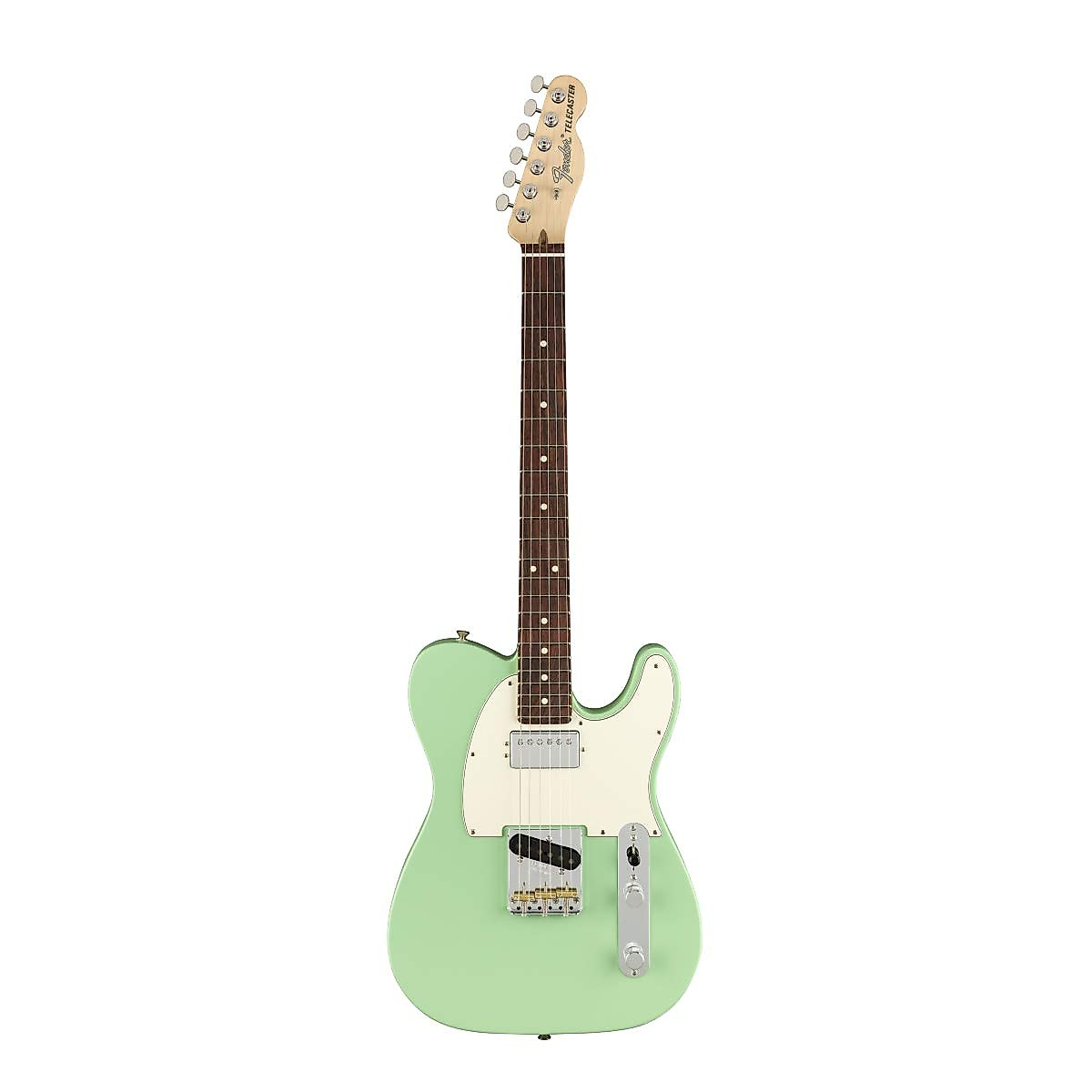Fender American Performer Telecaster Hum - Satin Surf Green with Rosewood Fingerboard