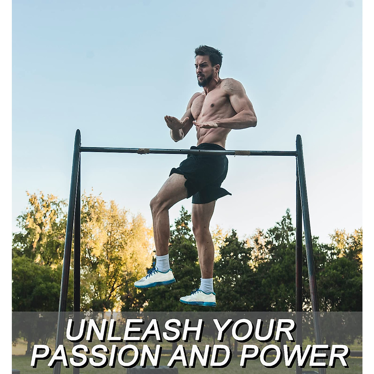 CNRUWE Mens Workout Running Shorts Lightweight Breathable Gym Athletic Shorts 5 inch Inseam Short Men with Zipper Pockets,Navy Blue M