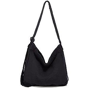 Large Hobo Bag for Women Canvas Tote Bag Shoulder Bag Fashion Hobo Bag Women Men Messenger Bag for School Work