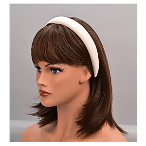 MMbyzhuo Headbands Women Hair Head Bands - Cute Hairband for Women Gilrs Fancy Dress Party Hair Hoops Accessories for Women Girl (white)