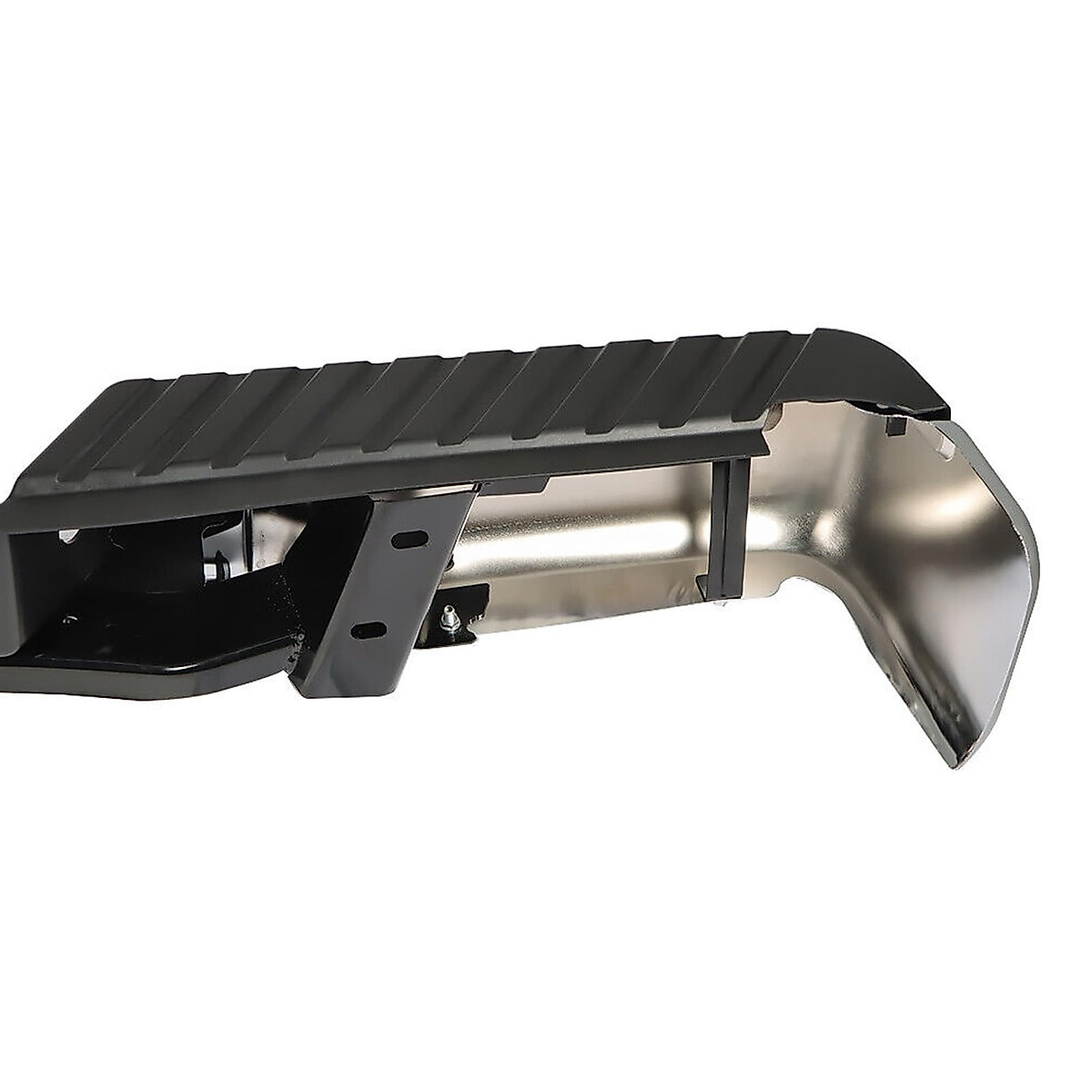 MBI AUTO - Steel Chrome, Complete Rear Bumper Assembly for 2009-2014 Ford F150 Without Park Assist, FO1103160