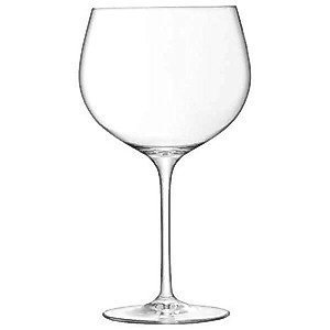 LSA International Balloon Gin and Tonic Glasses 23 oz, Set of 4, Luxury Elegant Modern Cocktail Drinking Glassware