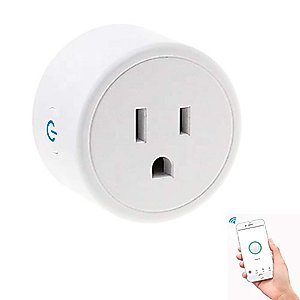Smart Plug Compatible with Alexa, Google Assistant, IFTTT for Voice Control, Mini Smart Outlet Home Automation Modules, No Hub Required, Supports 2.4GHz Network Only,