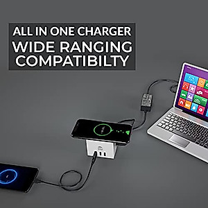 WBM Smart USB Power Strip with Wireless Charger,PG-02A-1