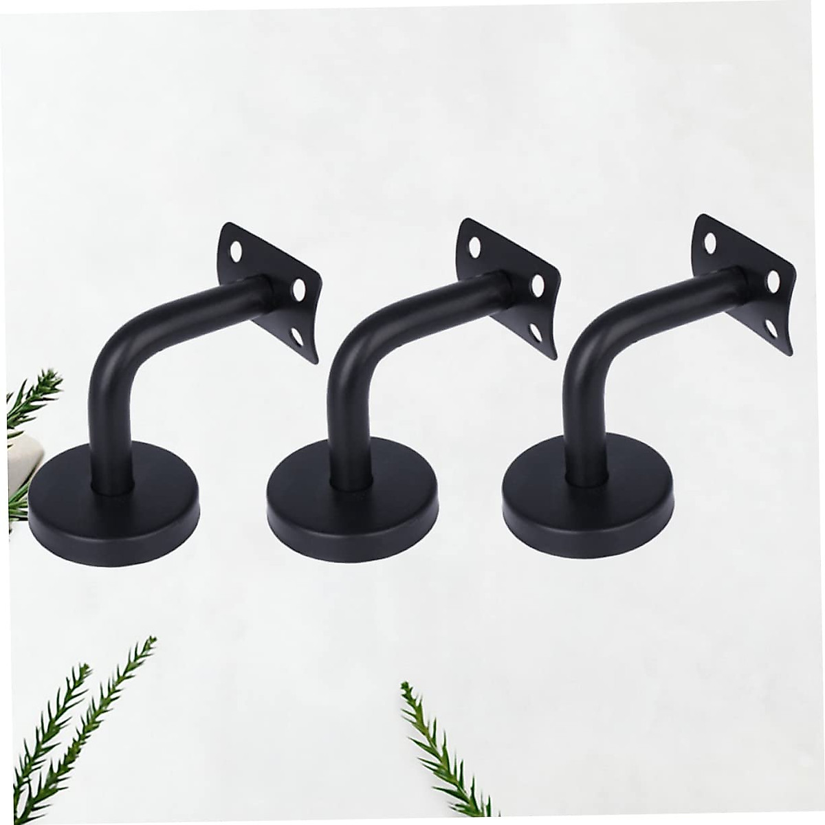 3pcs Handrail Bracket Stair Rail Bracket Bannister Bracket Bannister Support Handrail Support