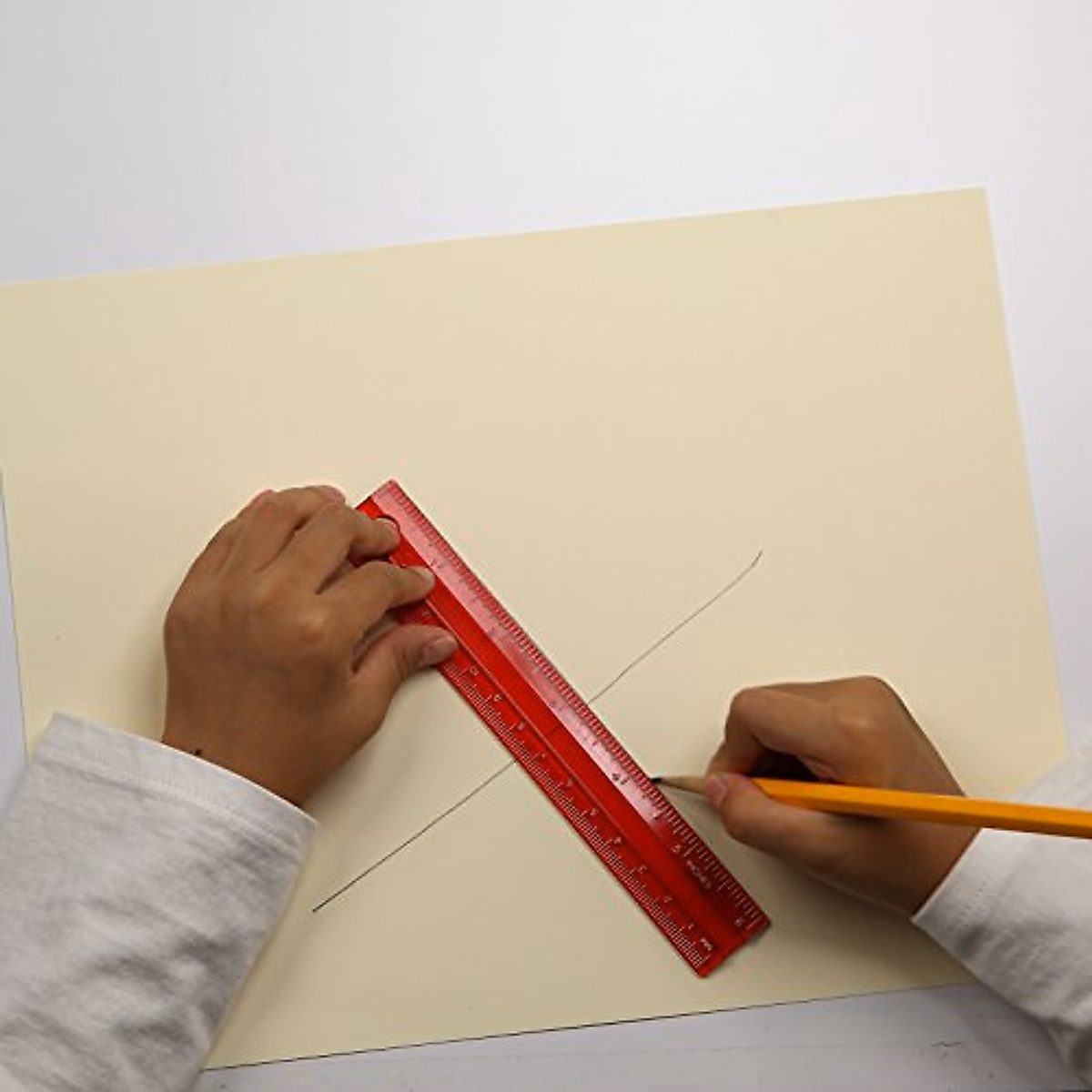 Officemate Achieva Plastic 6-Inch Ruler, Box of 24, Assorted Translucent Colors (30207)