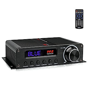 Pyle - PFA560BT - Wireless Bluetooth Home Audio Amplifier - 100W 5.1 Channel Home Theater Power Stereo Receiver, Surround Sound w/HDMI, AUX, FM Antenna, Subwoofer Speaker Input, 12V Adapter